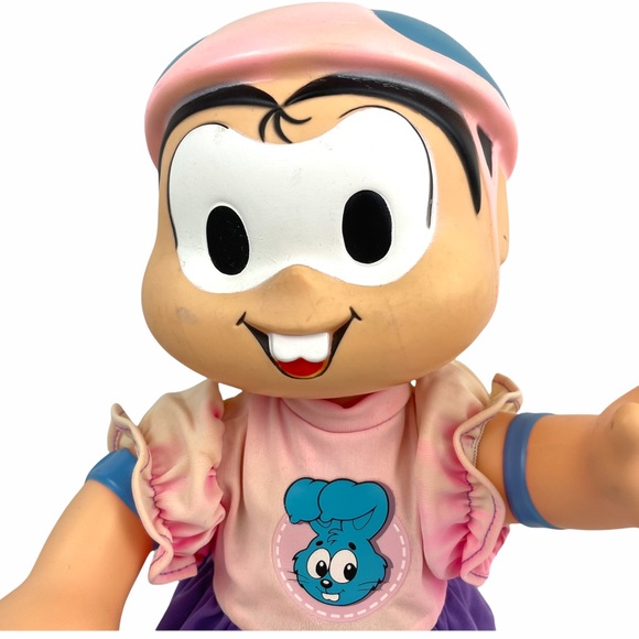 Turma da Monica | Toys | Turma Da Monica Doll 5 Monica With Roller ...